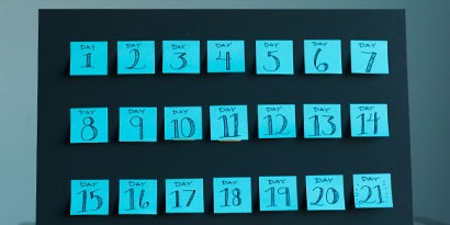 The habit countdown calendar | Post-it® Brand