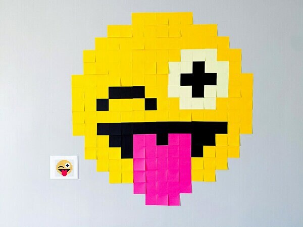 Post-it® Note Pixel Art